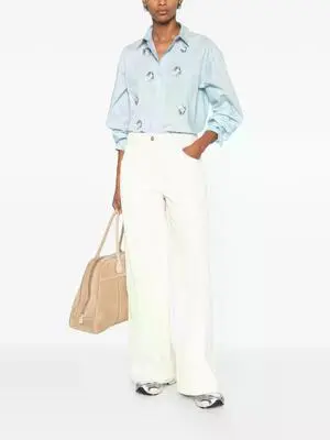FORTE_FORTE Corduroy Wide-leg Trousers