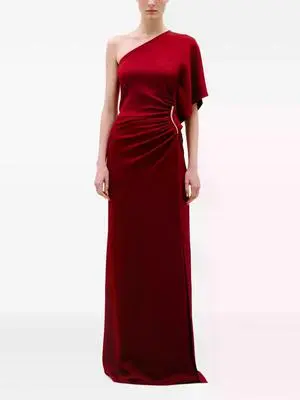 Silvia Tcherassi Doli One-shoulder Gathered Maxi Dress
