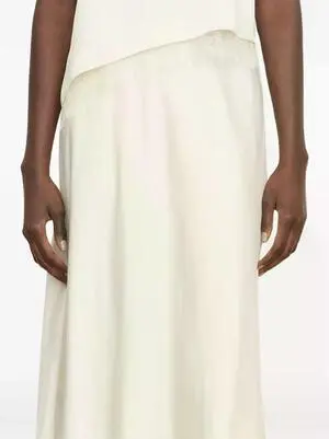 Vince Lace-trim Slip Midi Skirt