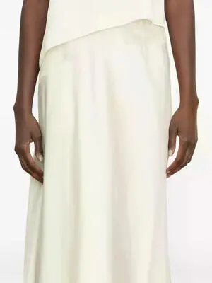 Vince Lace-trim Slip Midi Skirt - White