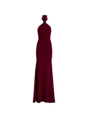 Silvia Tcherassi Halterneck Maxi Dress