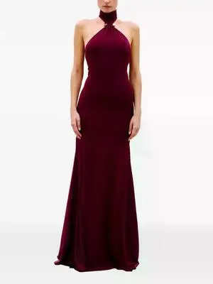 Silvia Tcherassi Halterneck Maxi Dress