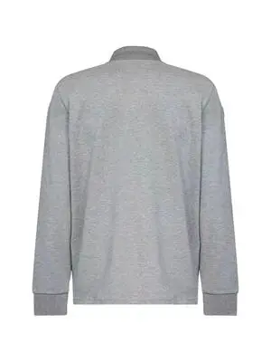 Moncler Logo-patch Long-sleeve Polo Shirt