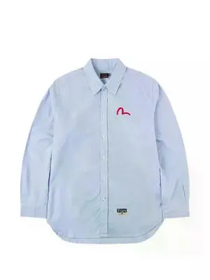 EVISU Seagull-print Oxford Shirt