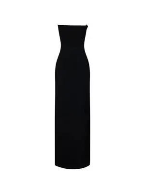 P.a.r.o.s.h Double-breasted Strapless Maxi Dress