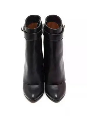 Givenchy Shark Lock Ankle Boots - Black