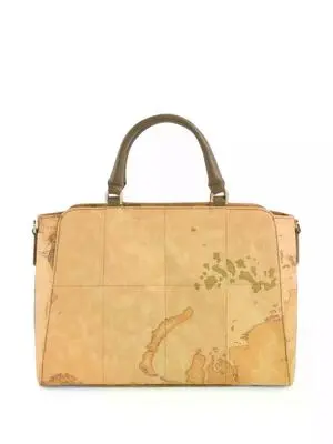 ALVIERO MARTINI 1° CLASSE Geo Saloon Map-print Tote Bag