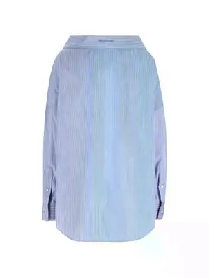 Balenciaga Swing Vertical-stripe Shirt