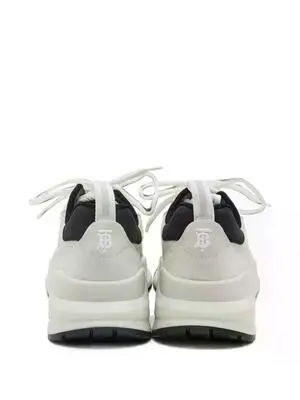 Burberry Low-top Panelled Sneakers - White