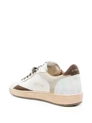 CRIME LONDON Distressed-effect Panelled Sneakers