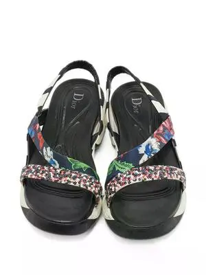 Dior Trio Fusion Sequin-embellished Sandals