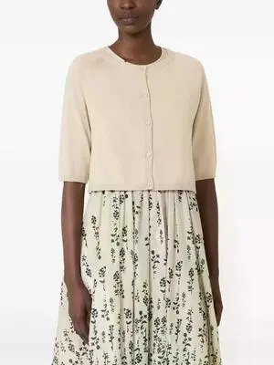 Max Mara Cotton Cropped Cardigan