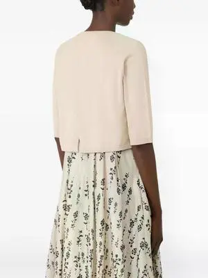 Max Mara Cotton Cropped Cardigan