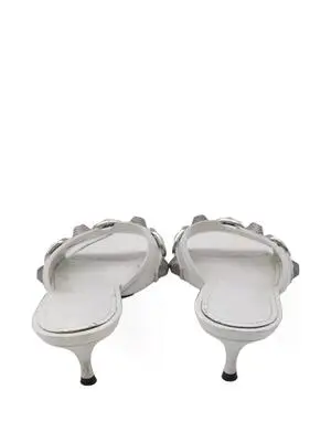 Balenciaga Cagole Leather Mules