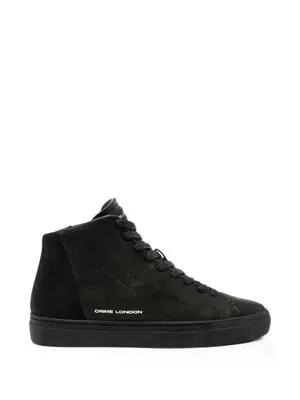 CRIME LONDON Kane High-top Paneled Sneakers