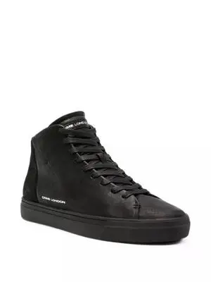 CRIME LONDON Kane High-top Paneled Sneakers