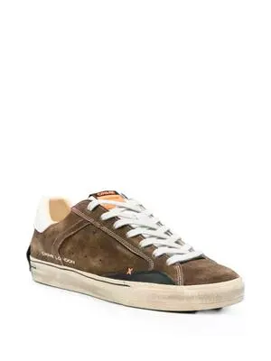 CRIME LONDON Suede Leather Sneakers