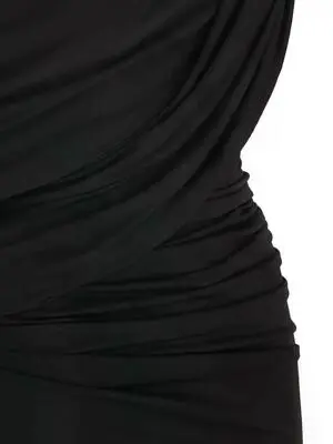 Balenciaga Draped Cut-out Midi Dress
