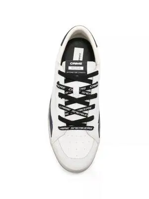 CRIME LONDON Sk8 Deluxe Leather Sneakers