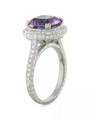 LB EXCLUSIVE Amethyst And Diamond Ring