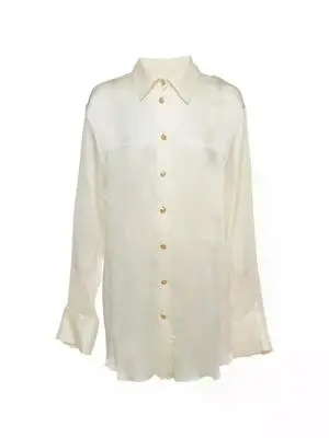 Balmain Plissé Shirt Dress