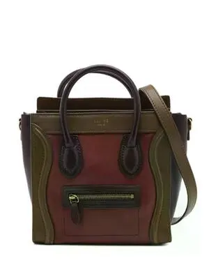 Celine Luggage Nano Calf Leather Tote Bag