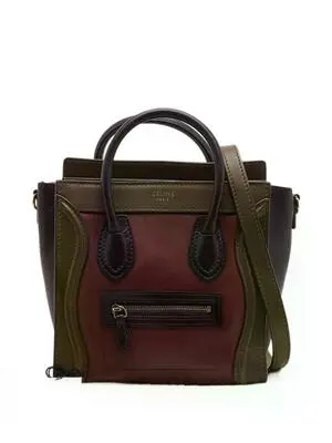 Celine Luggage Nano Calf Leather Tote Bag