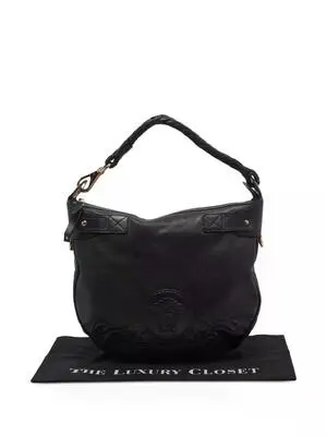 Versace Medusa Embossed Shoulder Bag