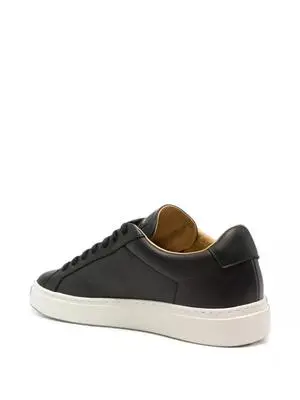 CRIME LONDON Logo-print Leather Sneakers