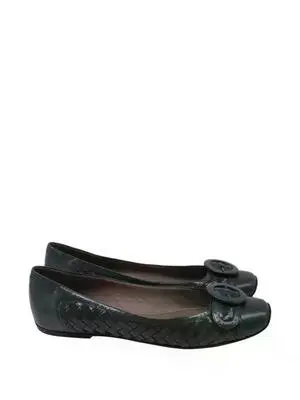 Bottega Veneta Intrecciato Buckled Ballet Flats