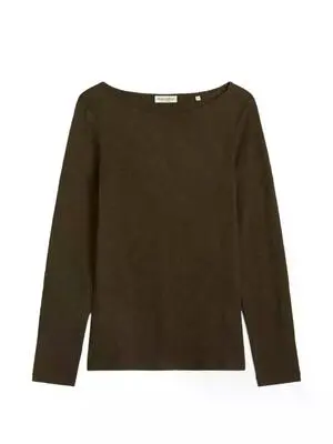 Marc O'polo Long-sleeve Boat-neck T-shirt - Green