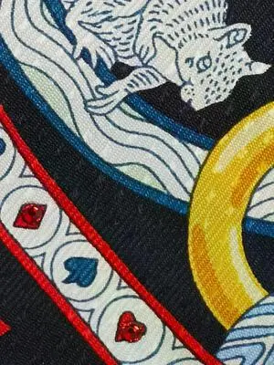 Hermès Dame De Coeur Silk Twilly
