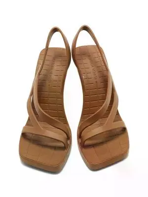 Bottega Veneta Jimbo Slingback Sandals - Brown