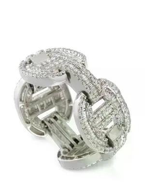 LB EXCLUSIVE Link-design Diamond Ring