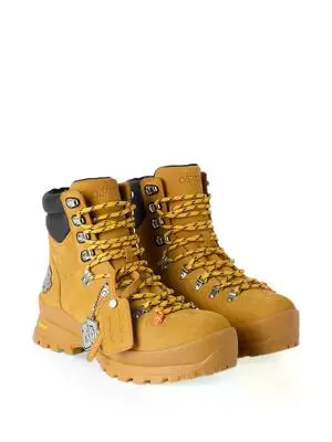 Off-White Lace-up Hiking Boots