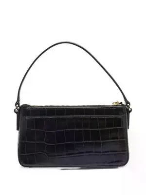 Dkny Croc-embossed Shoulder Bag