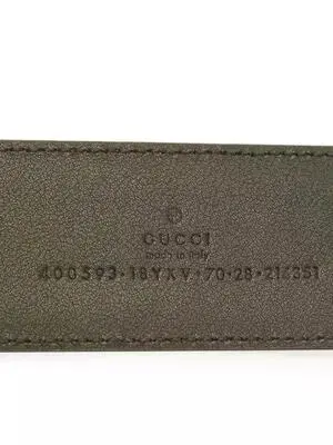 Gucci Logo-plaque Buckle Belt