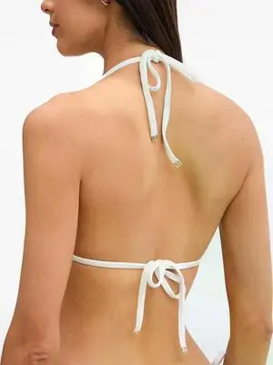 Michael Kors Logo-jacquard Triangle Bikini