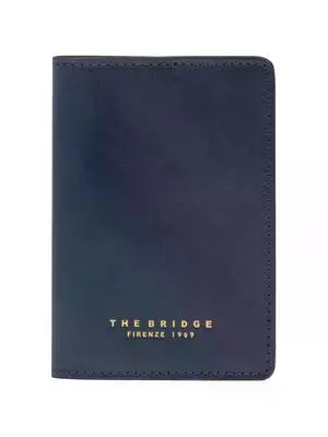 THE BRIDGE Logo-print Leather Passport Holder