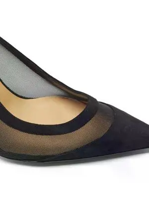 CHRISTIAN LOUBOUTIN Galativi Mesh Heeled Pumps