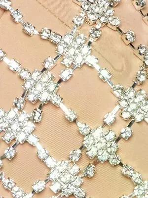 SELF-PORTRAIT Embellished Chainmail Bralette