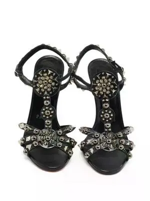 CHRISTIAN LOUBOUTIN Goldora Studded Stiletto Sandals