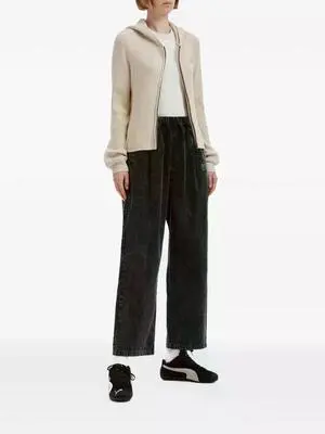 FINGERCROXX Corduroy Pleated Trousers