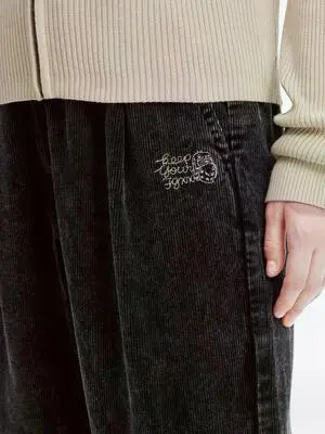 FINGERCROXX Corduroy Pleated Trousers