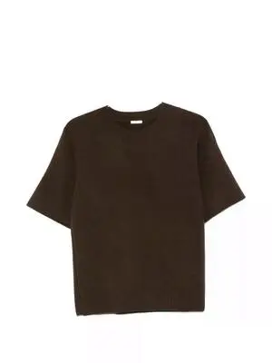 JOSEPH Ribbed-trim Short-sleeve Sweater