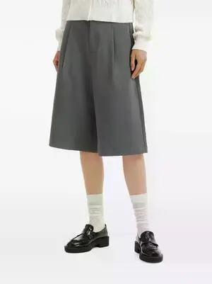 B+AB Tailored Wide-leg Shorts - Grey
