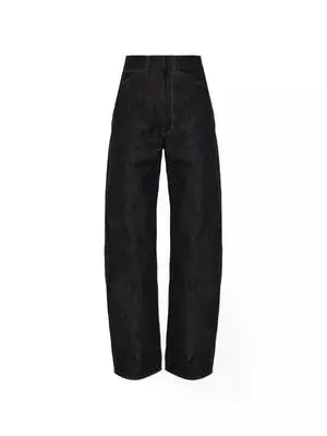 LEMAIRE High-waisted Contrast-stitch Jeans