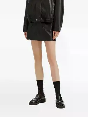 B+AB Pocket-detail A-line Mini Skirt