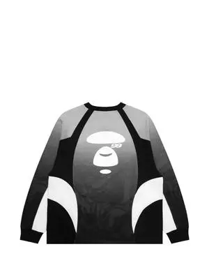 AAPE BY *A BATHING APE Moonface-print Long-sleeve T-shirt