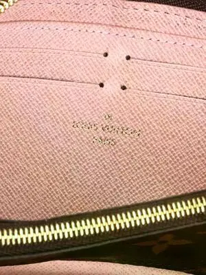 LOUIS VUITTON Clemence Wallet Monogram Canvas Small Wallets